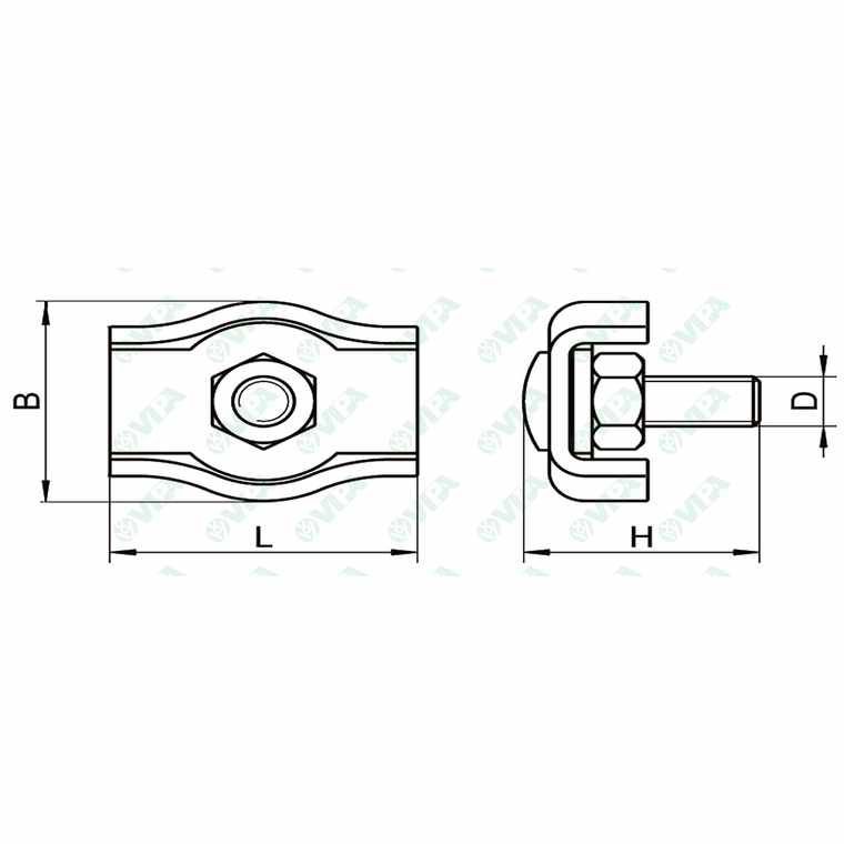 Briglia di fissaggio - 8059032078565 - VIPA spa