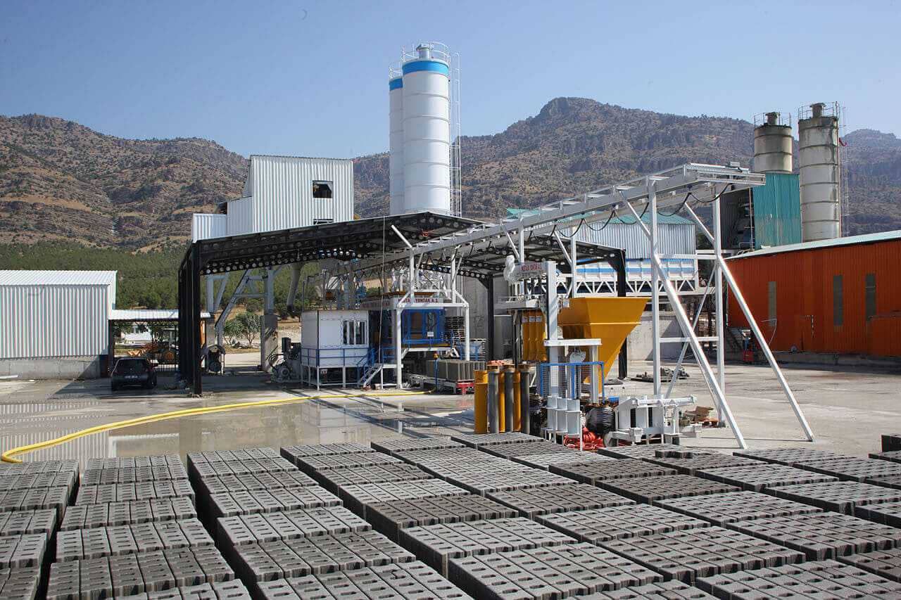 Centrale di betonaggio stazionario - Pi 100 BSP - Pi Makina ...