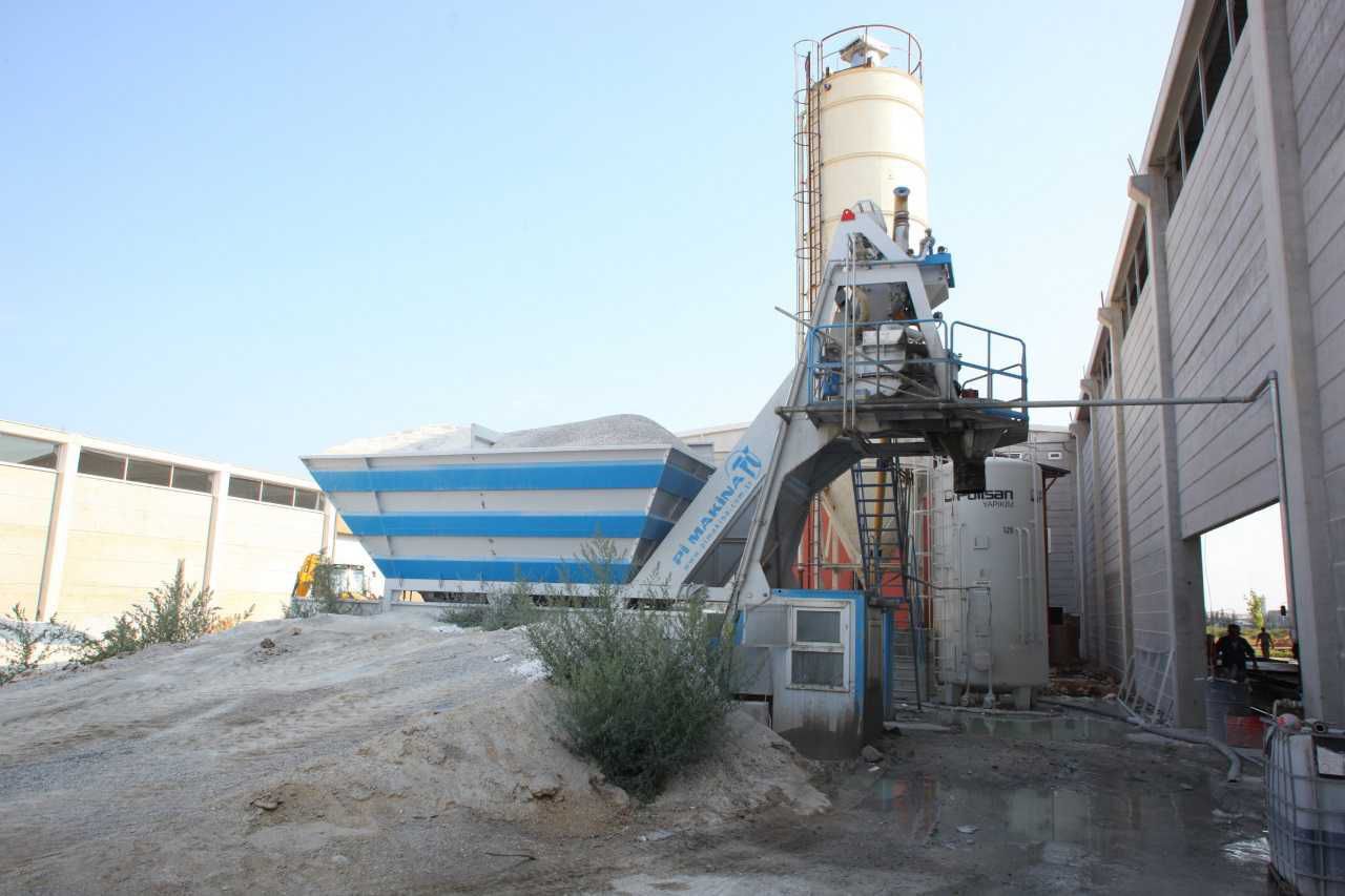 Centrale di betonaggio mobile - Pi 30cp - Pi Makina Construction ...
