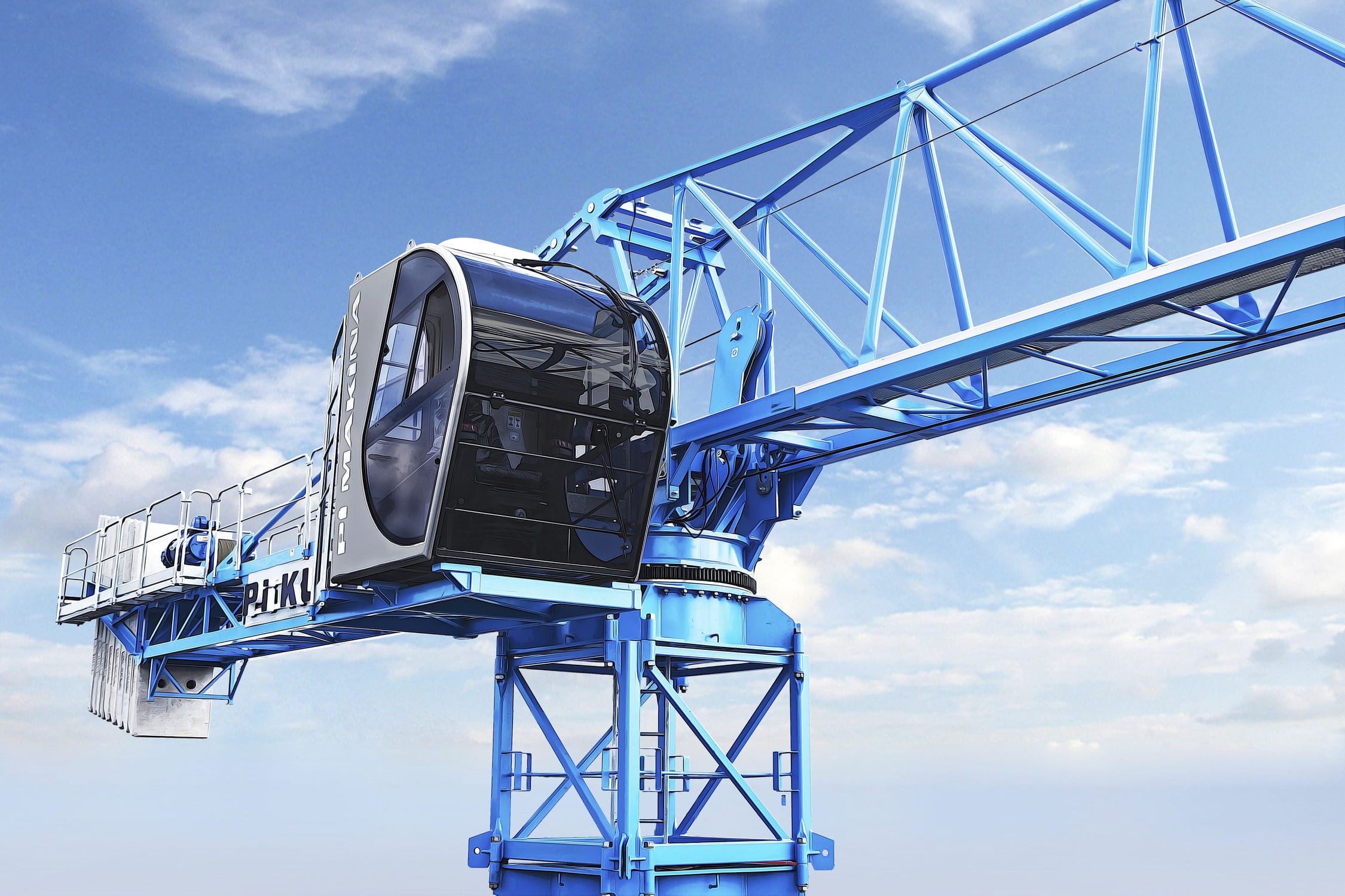 Gru a torre - Pi Tower 140 - Pi Makina Construction Machines - mobile ...