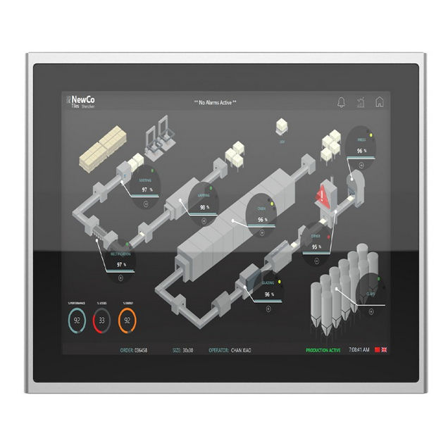 Monitor a tecnologia capacitiva proiettata - IMF-170X - INDATECH - con touch screen multitouch ...