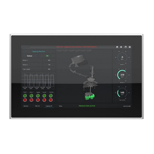 Monitor a tecnologia capacitiva proiettata - IMF-185X - INDATECH - con retroilluminazione a LED ...