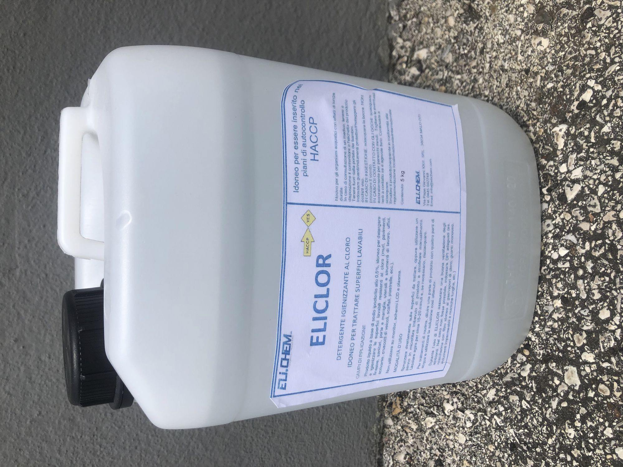 Detergente ipoclorito di sodio - ELICLOR - Eli.Chem - di pulizia ...