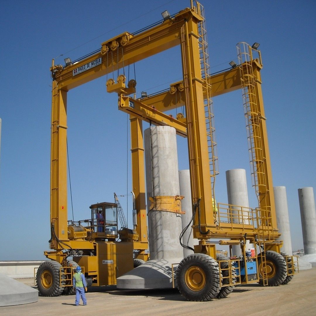 Gru a cavalletto gommata - MOBILIFT 160 - Eden Tech Srl - per carichi ...