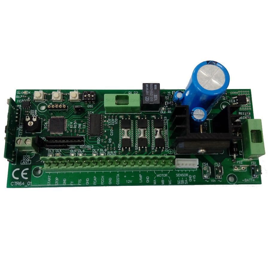 Motore DC - CTR640 - LEB Electronics Srl - brushless / 24 V / per porta automatica