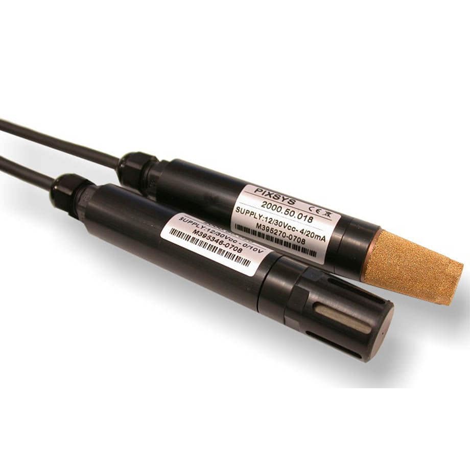 Sensore di temperatura e di umidità relativa - RH96 - Pixsys - da integrare / Pt100 / 4-20 mA