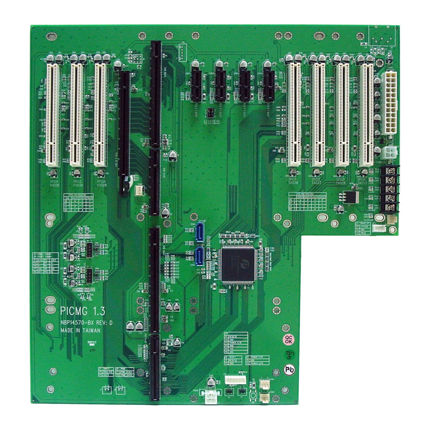 Backplane PCI - BP-14570-1.3 - Adek Technical Sales - PCIe / PICMG 1.3 / 14 slot