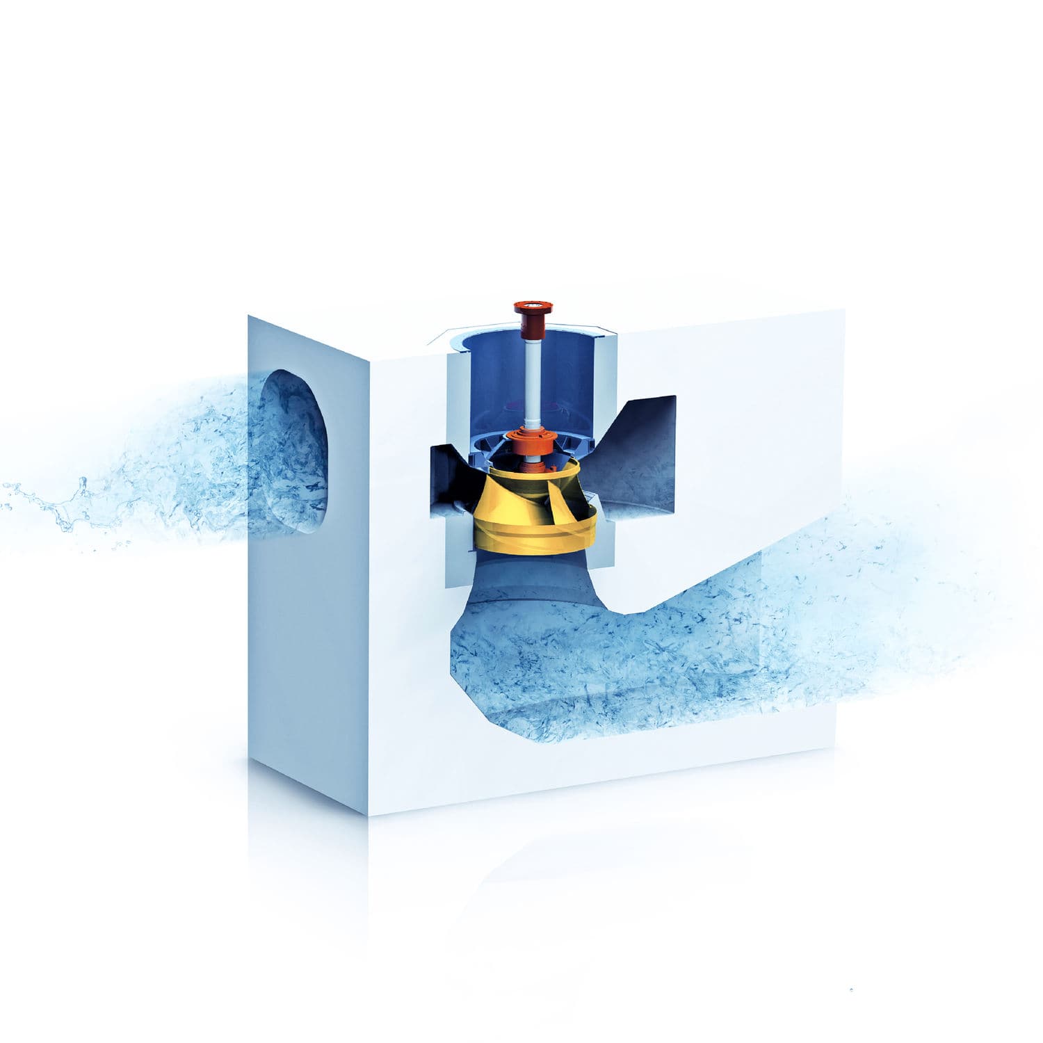 Pompa verticale - VVP - ANDRITZ - ad acqua / centrifuga a voluta / fissa