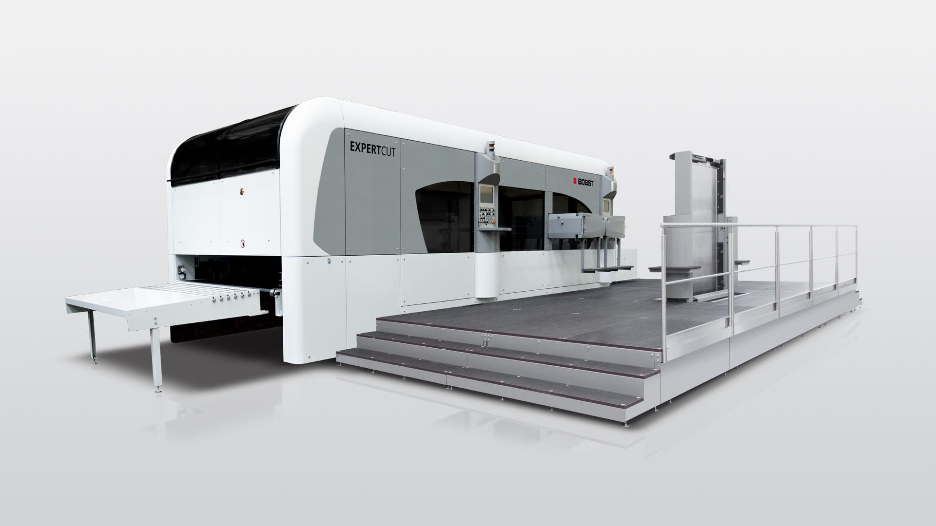 Macchina da taglio con matrice - EXPERTCUT series - BOBST - di lastre ...