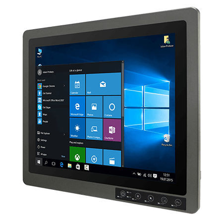 Panel PC con touchs creen capacitivo PCAP - R19IHAT-66EX-T - Winmate, Inc. - con touch screen ...