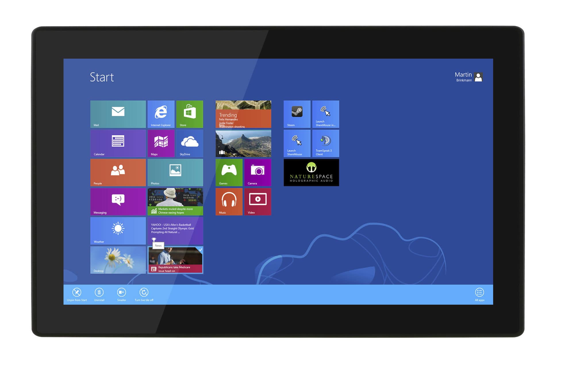 HMI con touch screen - W22IBWS-MHA3 - Winmate, Inc. - ad incastro ...
