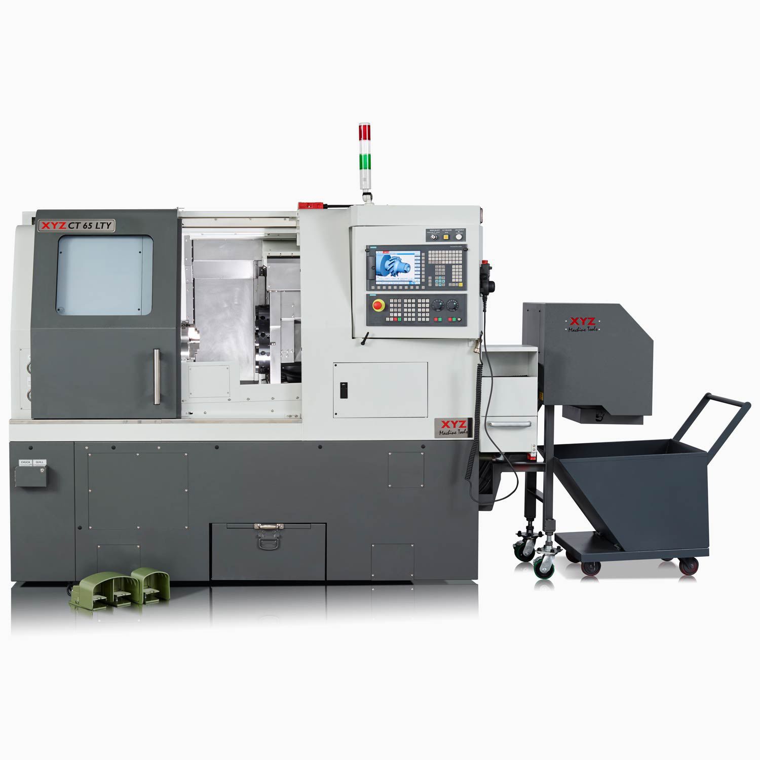 Centro di tornitura CNC / 3 assi / compatto - XYZ TURN 65 LTY - XYZ ...