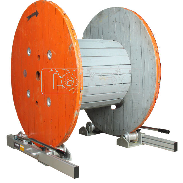 Svolgitore a rulli - GRL1800 - LOIMEX - per torrette / di bobina / di cavi