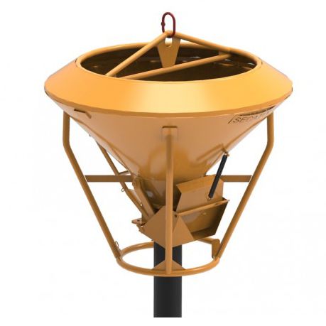 Benna per calcestruzzo conica - TUPA I - Secatol SAS - con fondo apribile