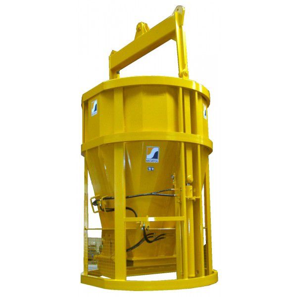 Benna per calcestruzzo conica - 114 GC VH ACC - Secatol SAS - con fondo ...
