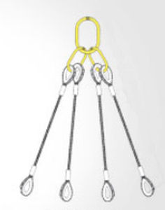 Braca di sollevamento con cavo - Gunnebo Industrier AB - 4 tiranti / di ...