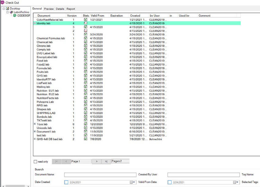 Software di interfaccia - PRINT MODULE - TEKLYNX - di progettazione ...