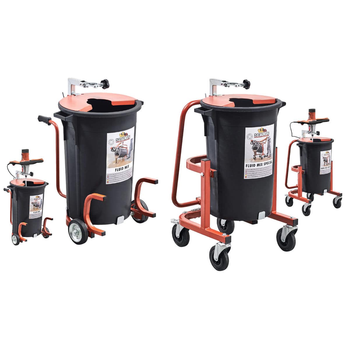 Betoniera elettrica - Fluid Mix - RAIMONDI - mobile