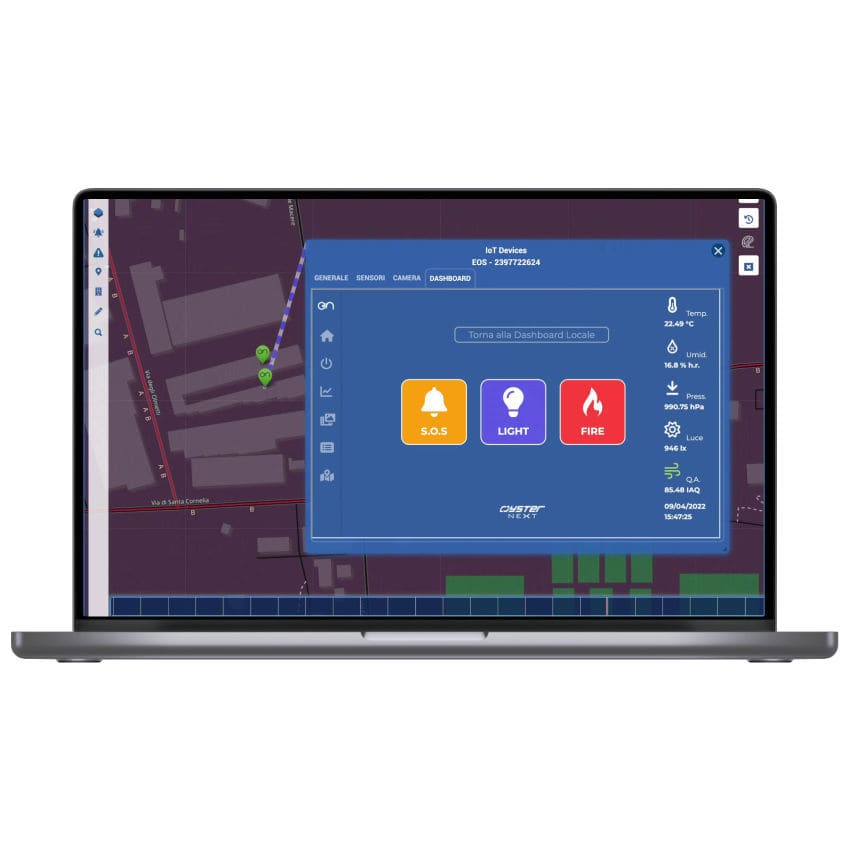 Software di supervisione - ONmap™ - Oyster Next Srl - di regolazione / security information and ...