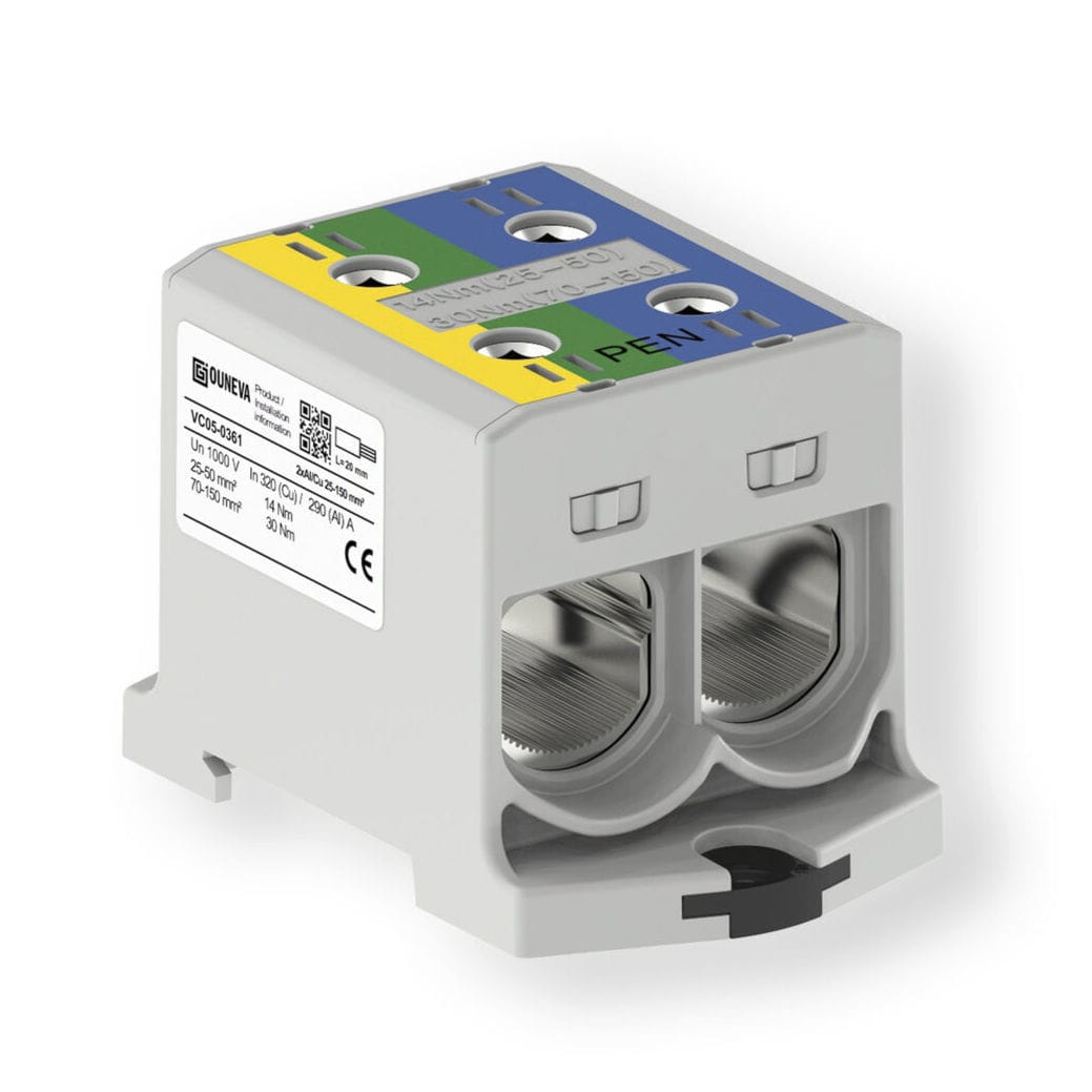 Morsetto componibile su guida DIN - VC05-0361 - ZELEC - con connessione ...