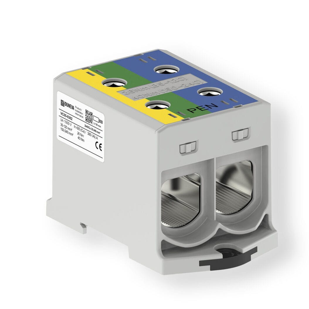 Morsetto componibile su guida DIN - VC05-0362 - ZELEC - con connessione ...