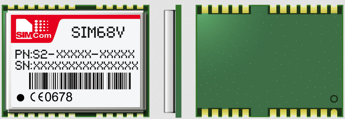 Modulo GNSS con antenna attiva - SIM68V - SIMCom Wireless Solutions Ltd. - GPS / GLONASS / GALILEO
