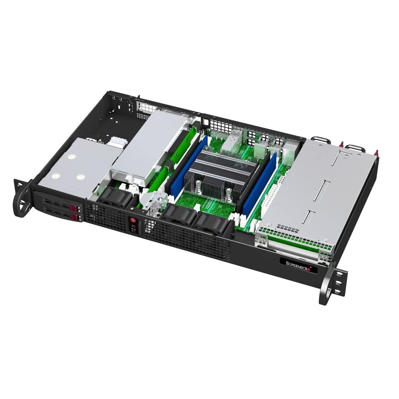 Case per PC per rack - 506TQC-R301 - SUPERMICRO - 2U / per backplane ...