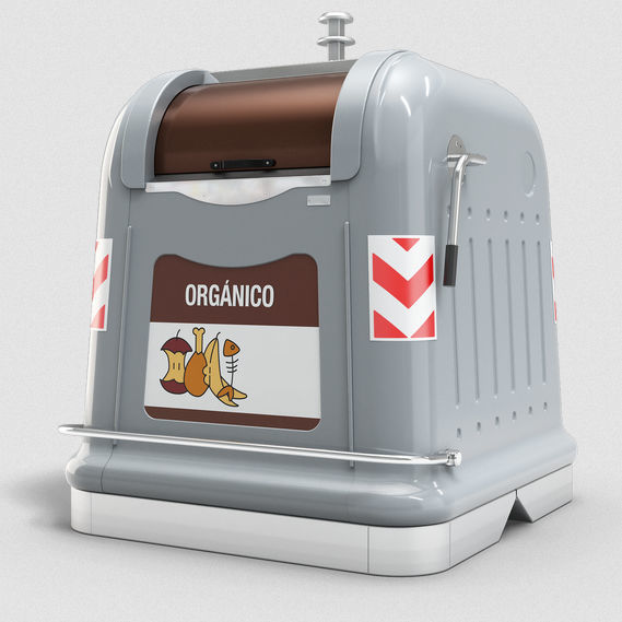 Contenitore per rifiuti in acciaio - Overground ECO - Ecopress group ...