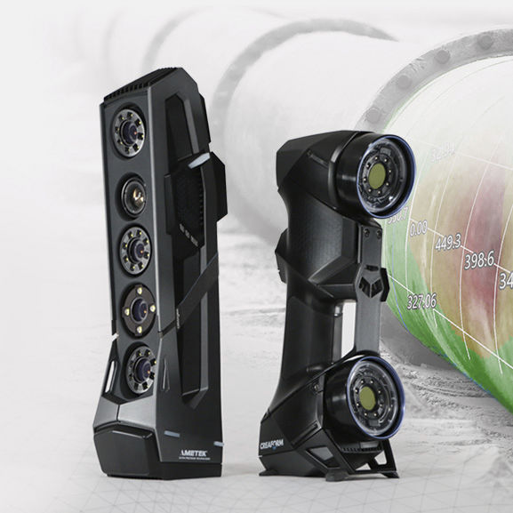 Scanner 3D - Creaform - per CND / per ispezione di condotte / portatile