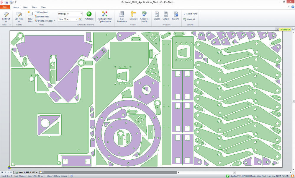Software CAD CAM - ProNest - MTC Software - di nesting / di taglio