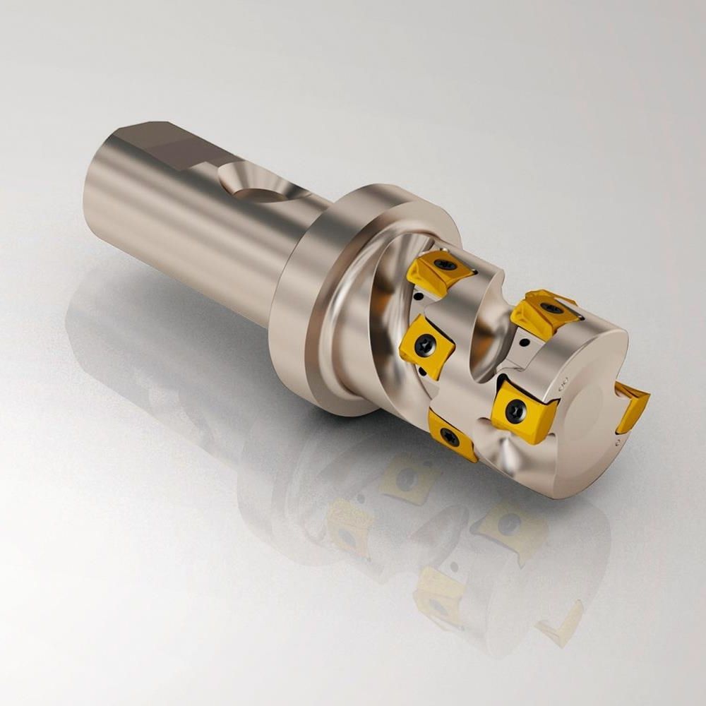 Fresa a riccio - T4 HELICAL 08 - SECO TOOLS - a inserti / per scanalare ...