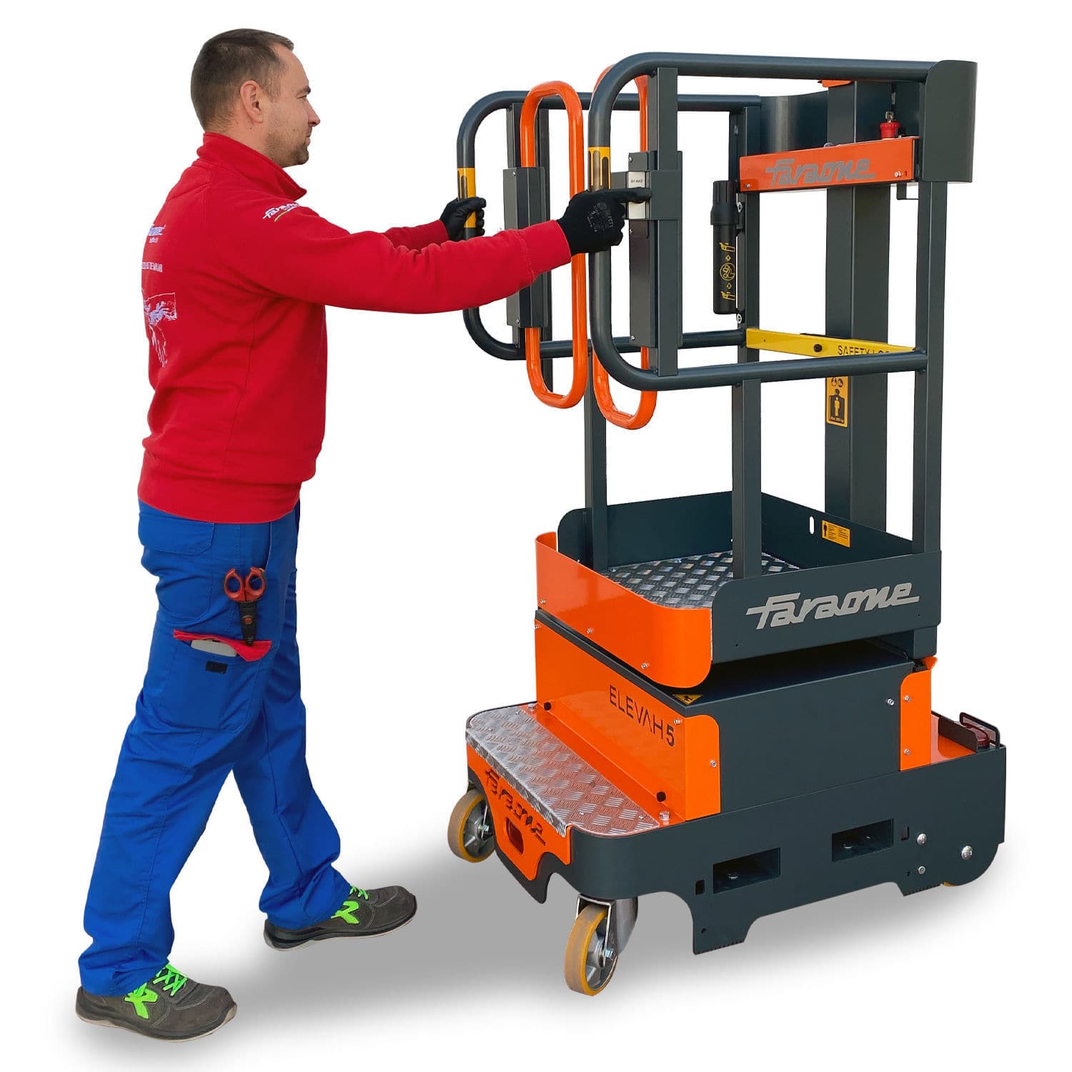 Piattaforma a sfilo verticale mobile - E5B - Faraone Industrie Spa ...