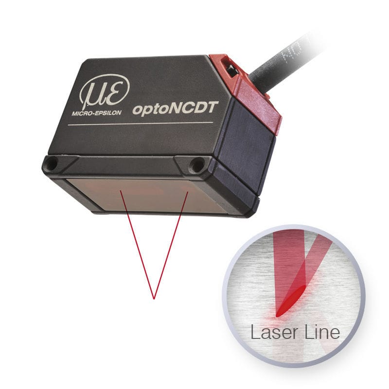 Sensore di spostamento lineare - optoNCDT 1420LL - MICRO-EPSILON - senza contatto / laser a ...