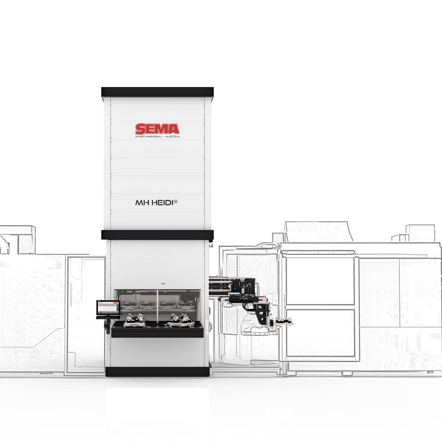 Sistema di movimentazione per pallet - MH HEIDI - SEMA Maschinenbau ...