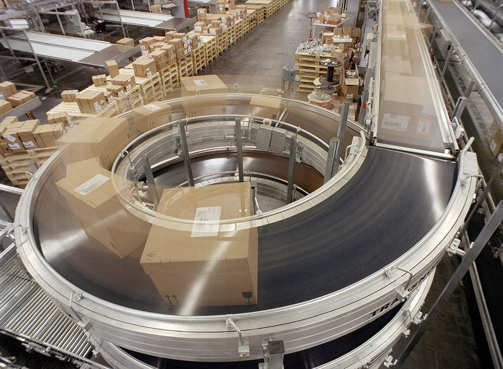 Trasportatore a nastro - Transnorm System GmbH - orizzontale / curvo ...