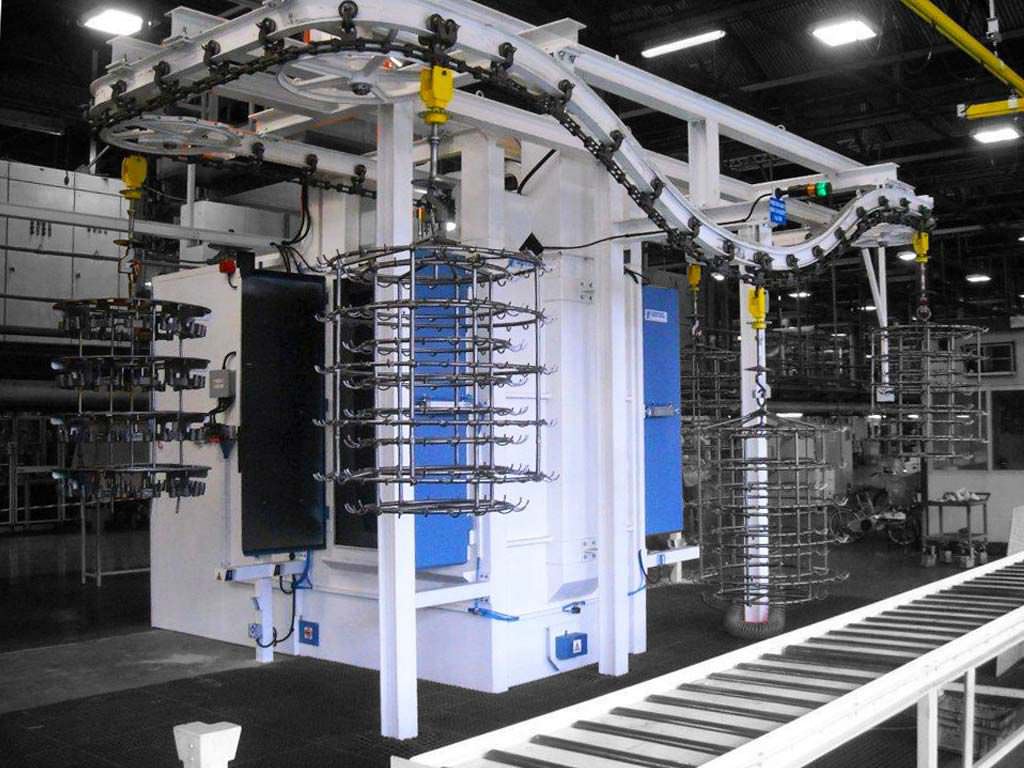 Granigliatrice a trasportatore aereo - Deltamatic - TURBOTECNICA - per ...