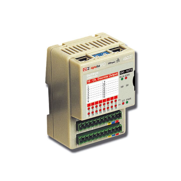 Modulo di I/O digitale - DO-16TS - ASCON TECNOLOGIC - Modbus / CANopen / RS485