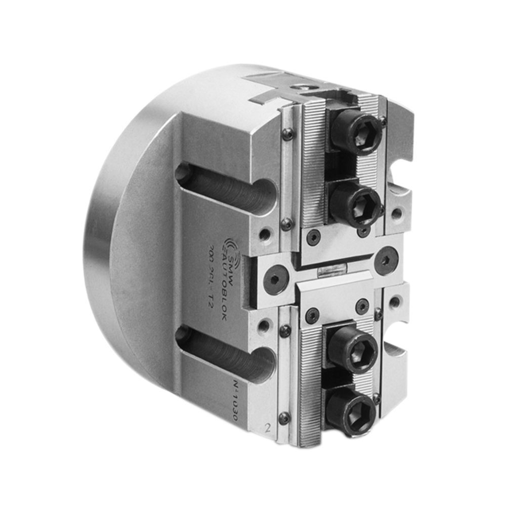 Mandrino automatico - CL series - SMW AUTOBLOK - 2 ganasce / a centro chiuso / per lavorazione