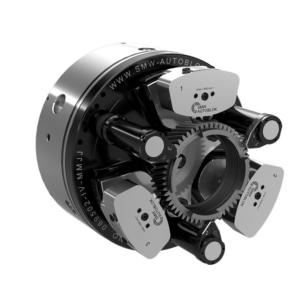 Mandrino di tornitura 3 ganasce - D-KOMBI - SMW AUTOBLOK - di precisione / in acciaio / a diaframma