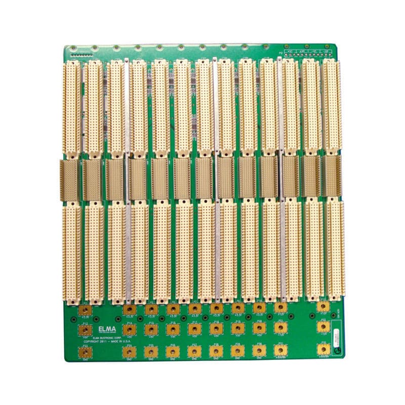 Backplane VME 64x - 101V64XM04-0620R - Elma Electronic AG - 1-5 slot ...
