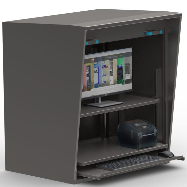 Armadio per materiale informatico murale - AGRO GM - LM REALISATIONS ...