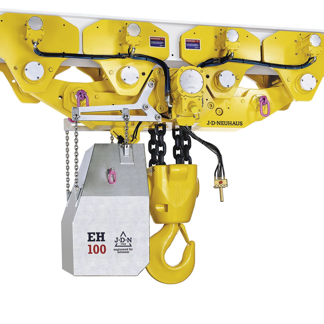 Paranco a catena pneumatico - EH-Series - J.D. Neuhaus - monorotaia ...