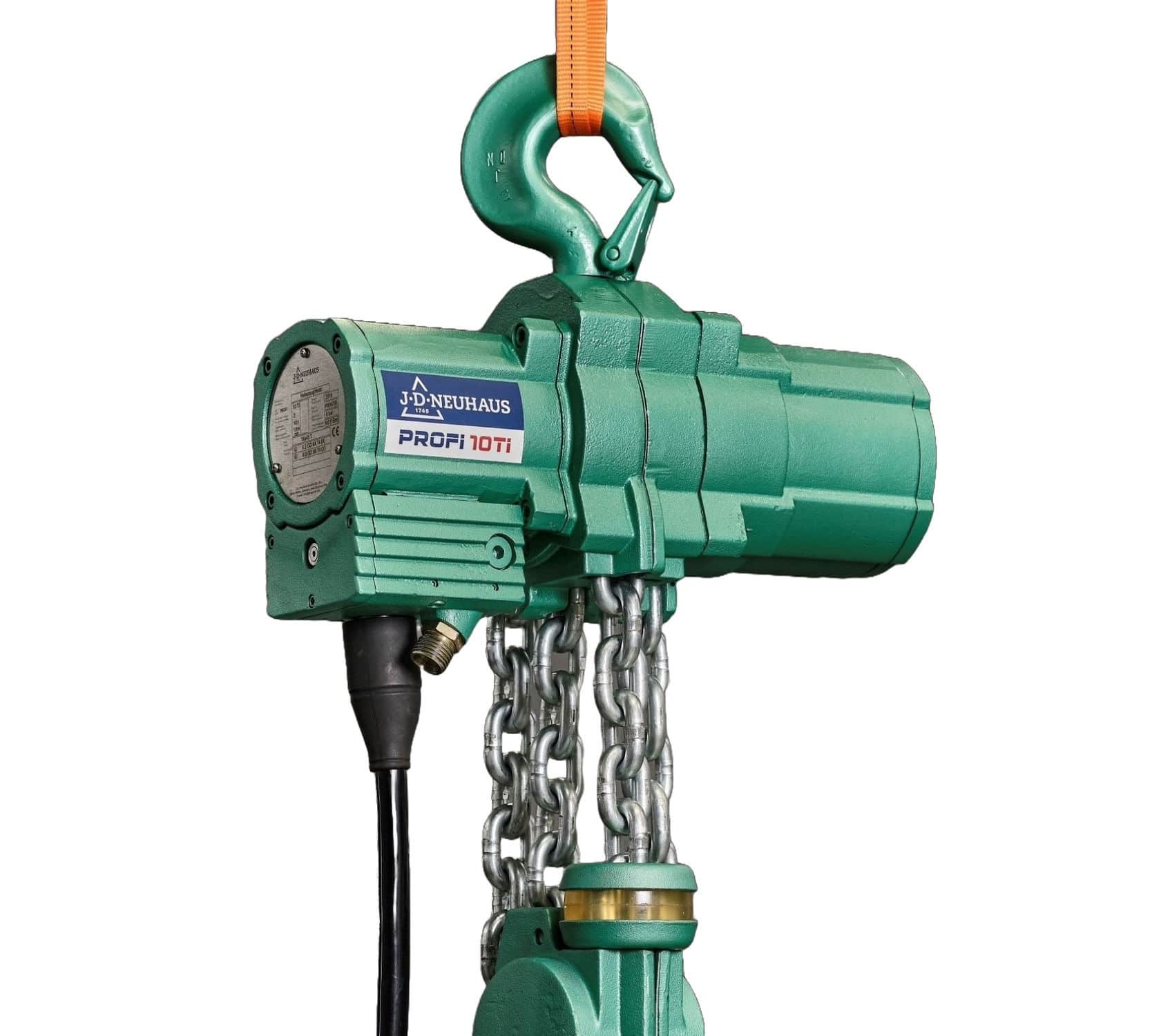 Paranco a catena pneumatico - PROFI - J.D. Neuhaus - per uso prolungato ...