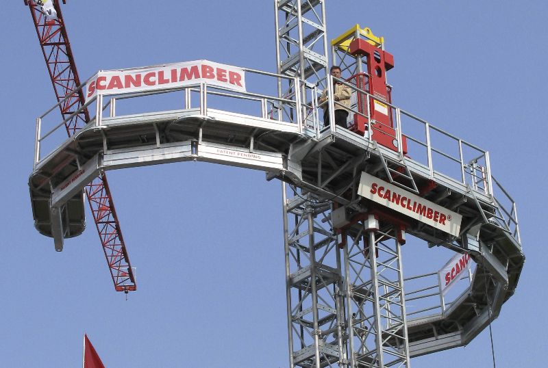 Piattaforma autosollevante monoalbero - SNAKE - Scanclimber Oy