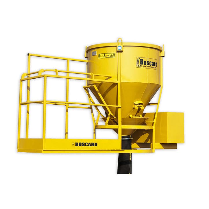 Benna per calcestruzzo conica - CT-P - Boscaro s.r.l. - con fondo apribile