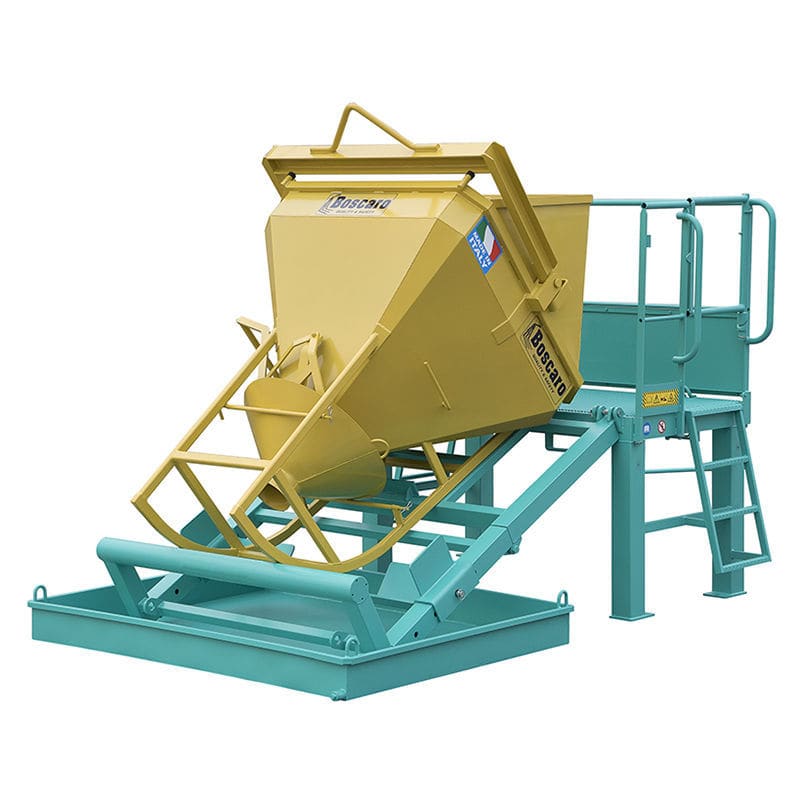 Benna per calcestruzzo conica - PL - Boscaro s.r.l. - con fondo apribile