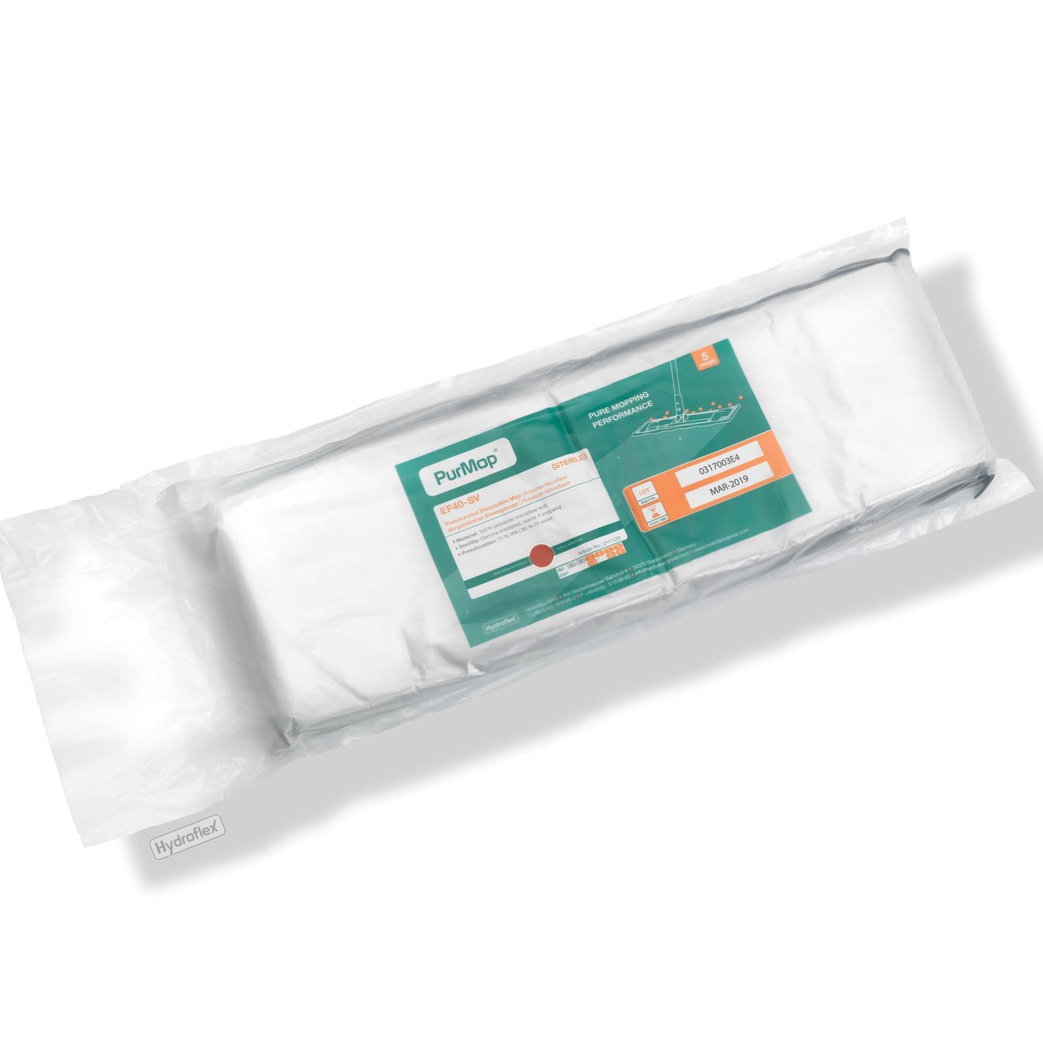 Strofinaccio per camera bianca - PurMop(R) EF40-SV II - Hydroflex Group ...