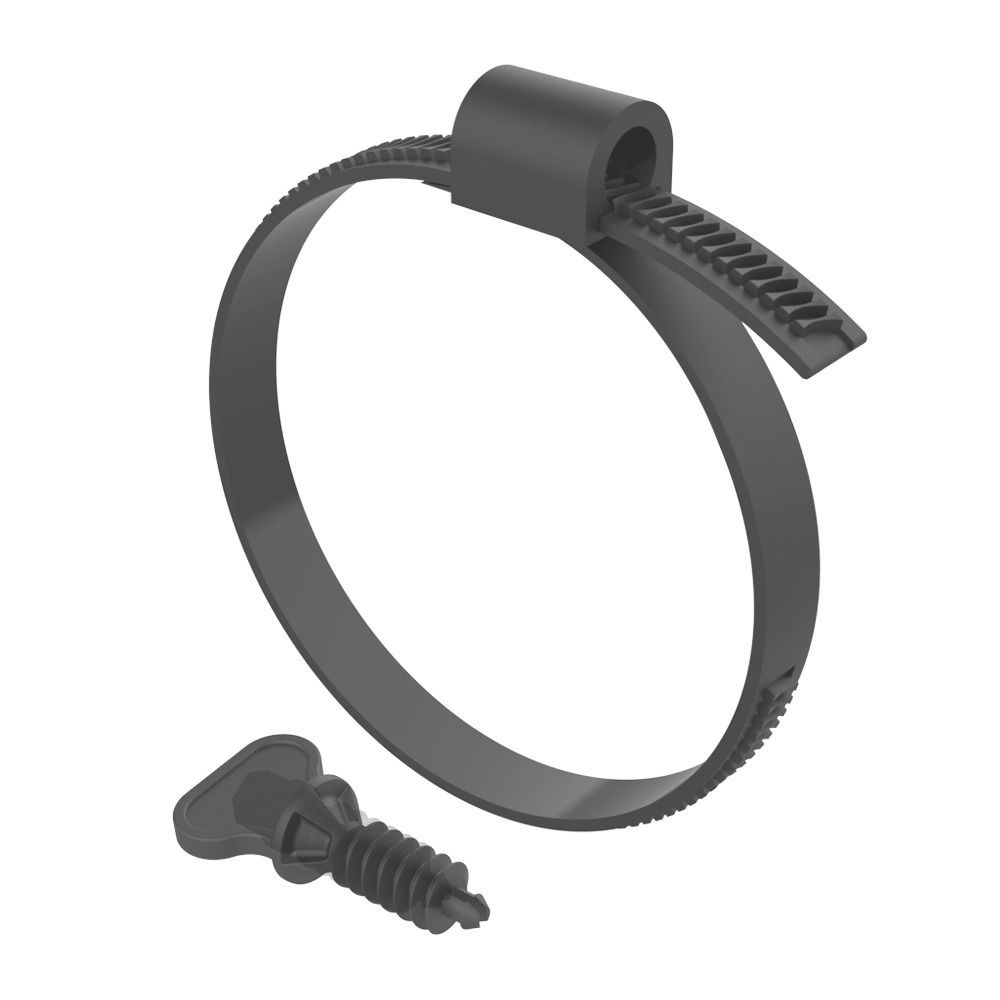 Fascetta stringitubo in plastica - MAEC - ISC PLASTIC PARTS - a vite