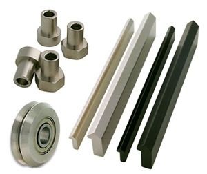 Rulli di guida - PBC Linear - in acciaio inossidabile / rotaie con ...