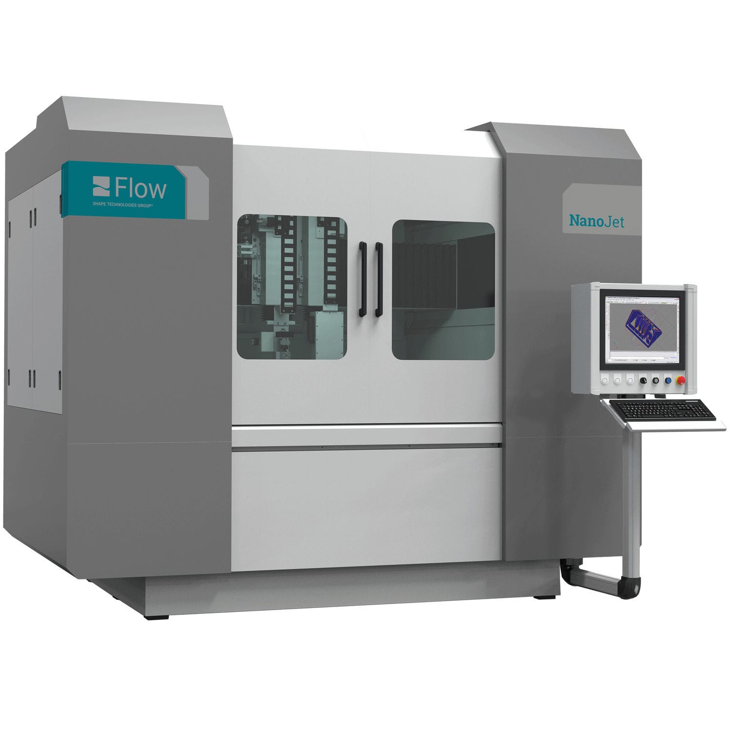 Sistema di taglio a getto d'acqua - NanoJet - Flow Europe GmbH - Flow ...